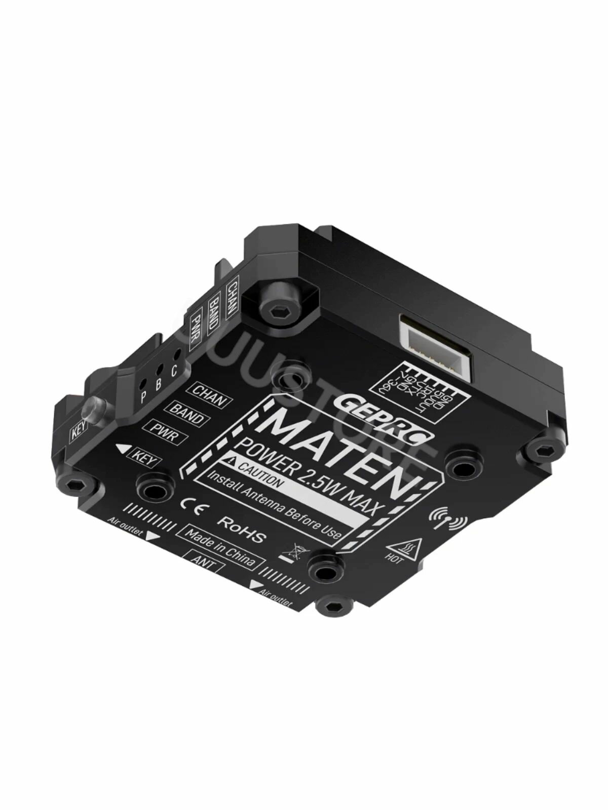 GEPRC MATEN 5.8G 2.5W VTX PRO пять уровней регулируемой мощности, до 2500мвт, подходит для дальнего полета