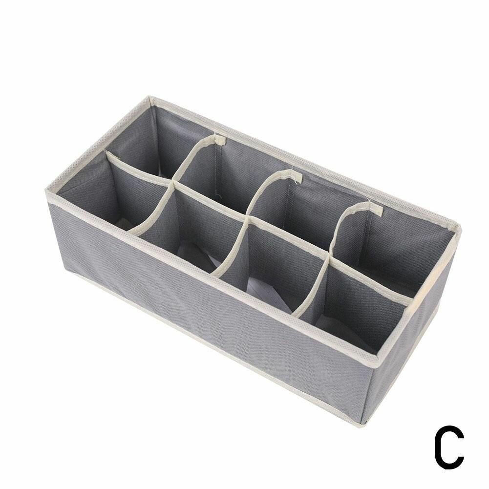 Органайзер для хранения вещей, кофр для белья в шкаф "Зигзаг", короб для одежды, ящик для аксессуаров, нижнего белья и носков, размер 32х32х10 см