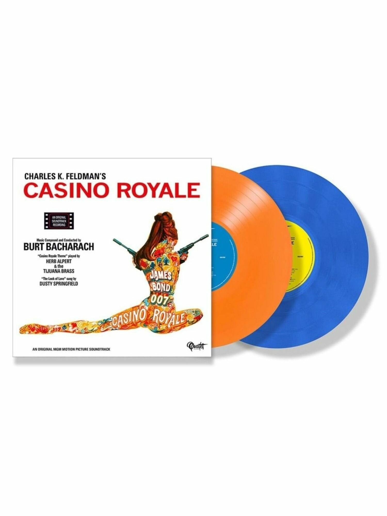 Виниловая пластинка Burt Bacharach - Casino Royale 2LP, Limited Edition, Lita 20th Anniversary Orange & Blue NEW