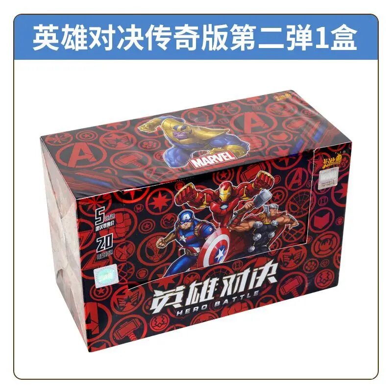Коллекционная карта KAYOU Marvel Легендарное издание Человек-паук Железный человек