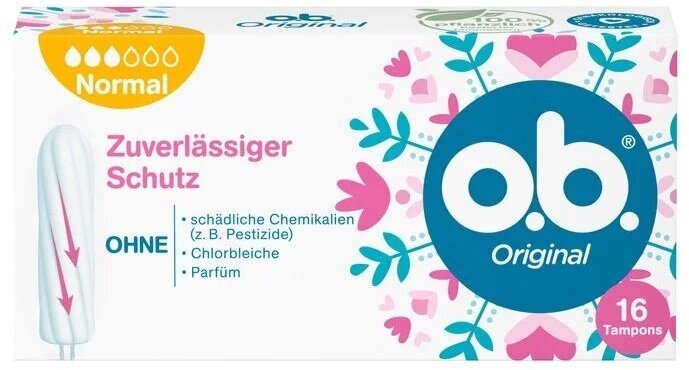 ОБИ Тампоны гигиенические женские OB Original Normal 16 шт