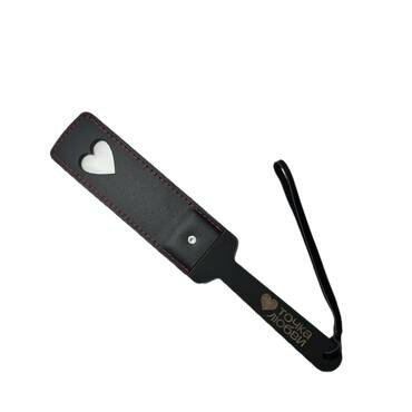 79056 Точка Любви Гибкий паддл «Сердце». Шлепалка прямоугольной формы с вырезом