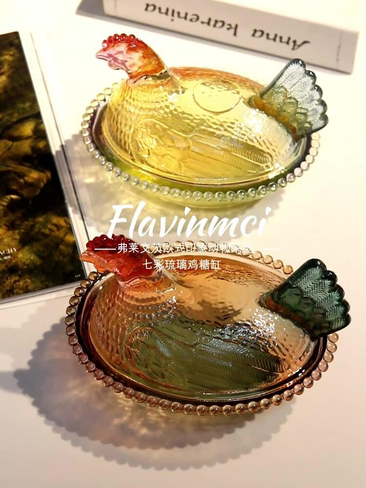 Конфетница Доляна «курица», курица 17.5×13.5×13 см，Желто-зеленый