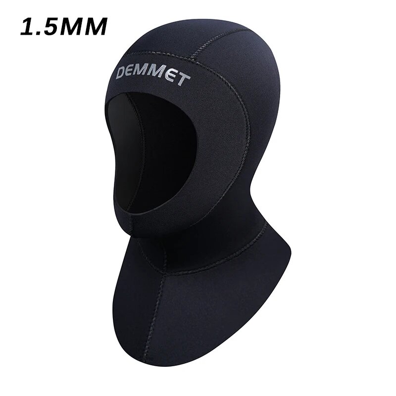 DEMMET неопреновый капюшон для дайвинга, 1.5 мм, размер M 48-50