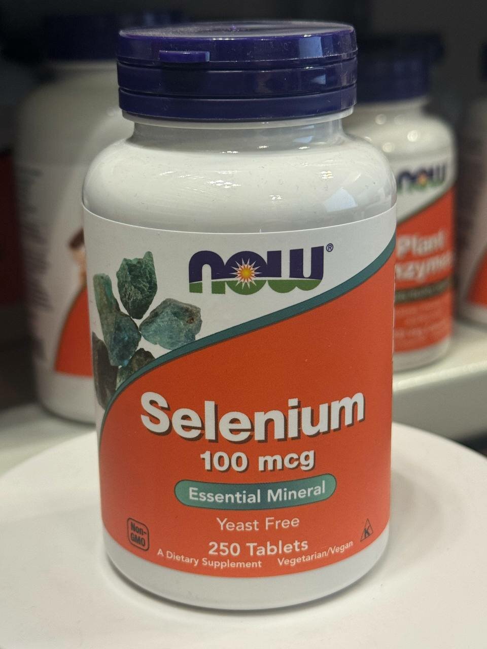 NOW Selenium 100, Селен 100 мкг, Для улучшения иммунной функции и защиты от инфекций, 250 таблеток