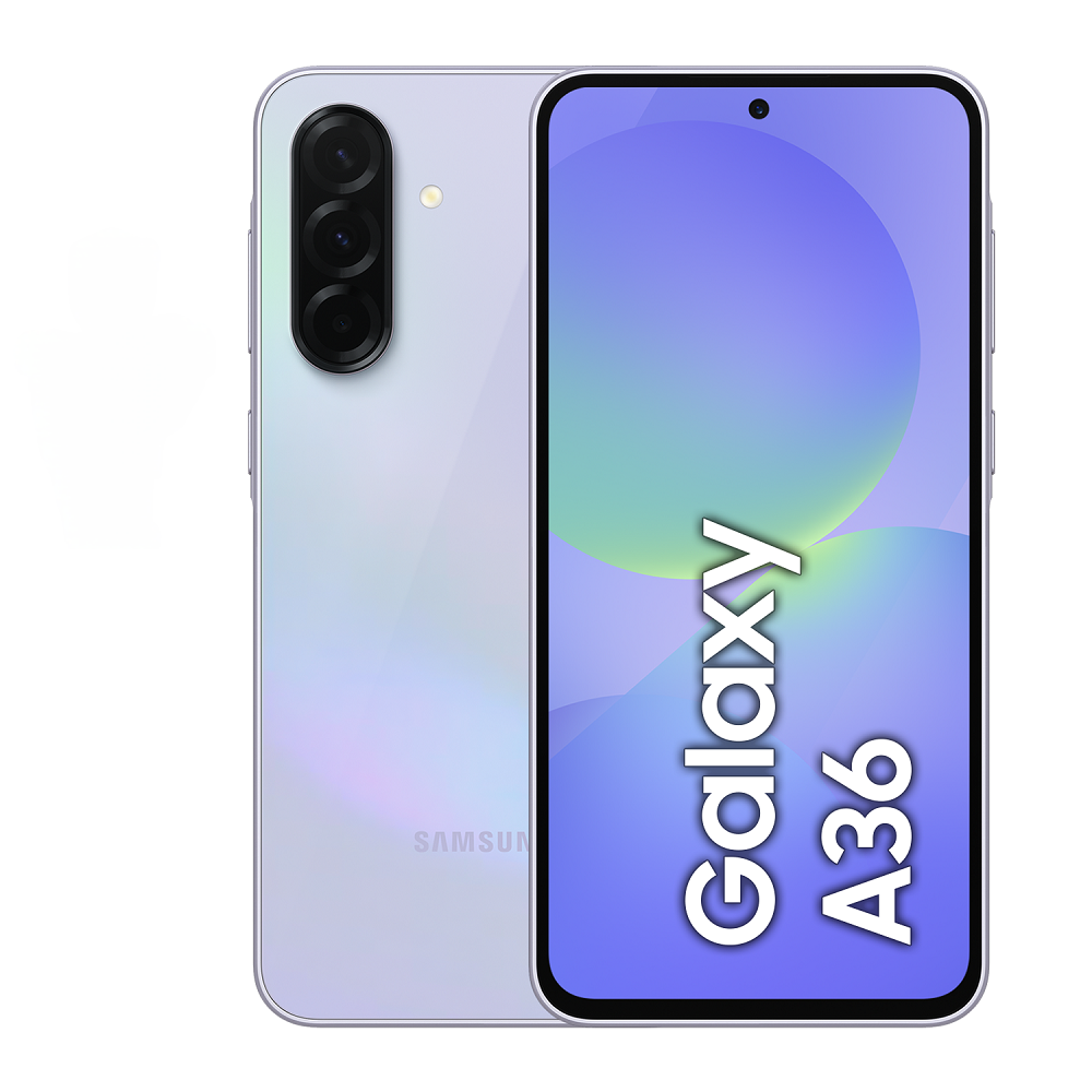 Смартфон Samsung Galaxy A36 5G 8/256GB Dual: nano SIM + eSIM Lavender, EU, без rustore