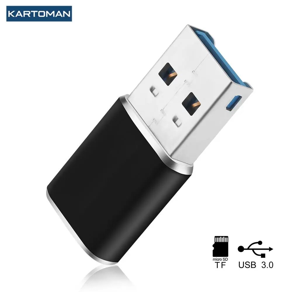 KARTOMAN Алюминиевый кардридер USB 3.0