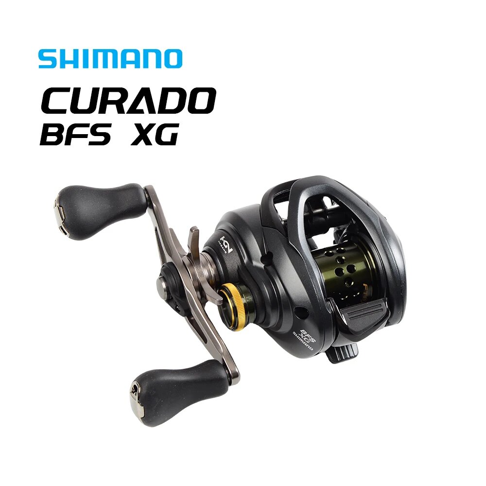 SHIMANO Curado BFS XG, леворучная рыболовная катушка