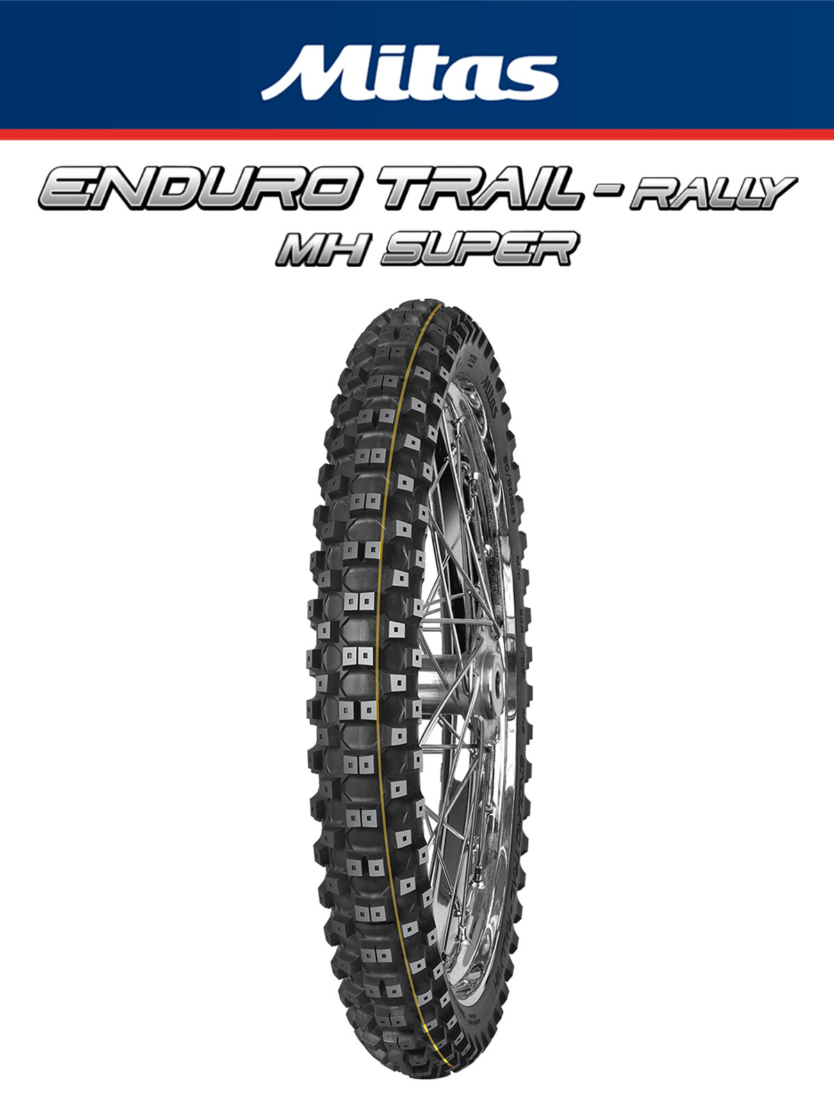 Мотошина Mitas ENDURO TRAIL-RALLY MH SUPER 90/90-21 (3.00-21) 54R TUBE TYPE Front