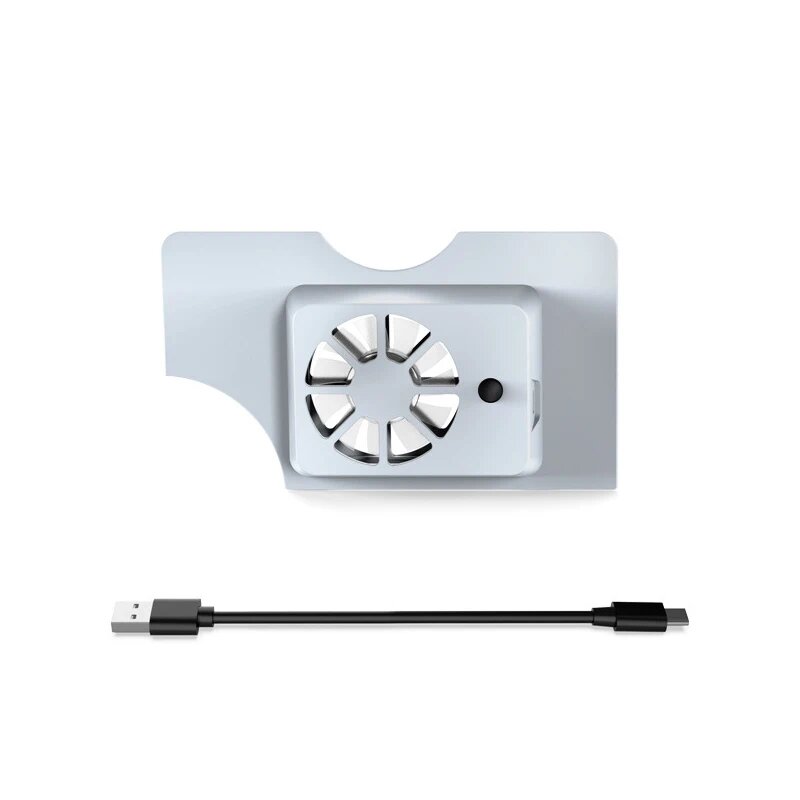 Вентилятор охлаждения док-станции для Switch OLED Оригинальная подставка для игровой консоли Док-кулер со светодиодным вентилятором USB для Nintendo Switch OLED Аксессуар