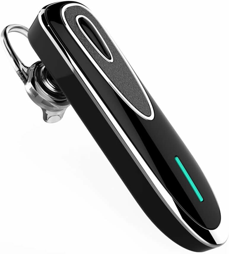 Беспроводные наушники Bluetooth вкладыши с микрофоном, автомобильная гарнитура с шумоподавлением на 32 часа, розовое золото