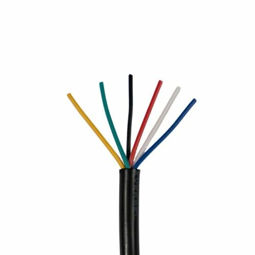 Провод кабель на метраж 6 жильный AWG22 (S сечение 0.33 мм2)