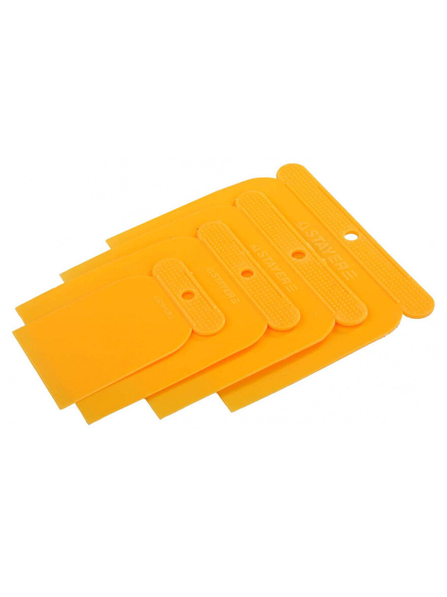 Набор шпателей "японских" пластмассовых, 4 шт: 50-80-100-120 мм, STAYER