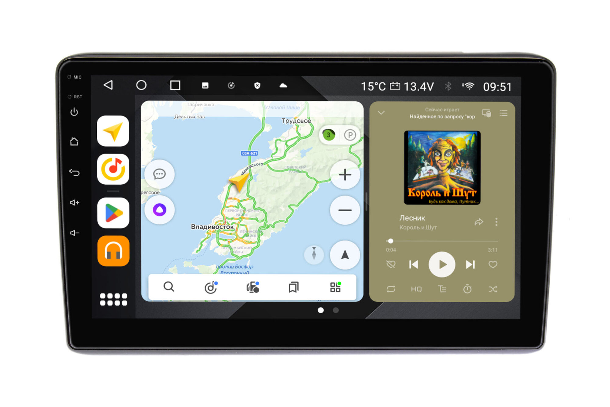 Штатная магнитола Wide Media для Honda Vezel 2013-2021 / Android 10, 10 дюймов, 4/32GB, 8 ядер, DSP, 4G