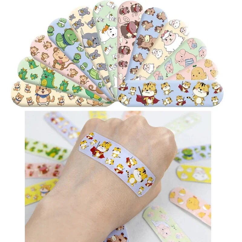 Прозрачные водонепроницаемые бинты для детей и взрослых 120pcs, yellow