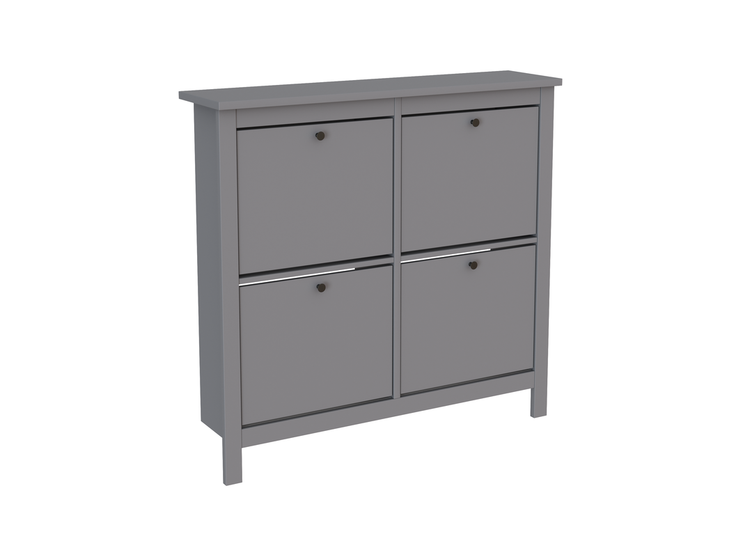 Сага тумба для обуви 113х108 серая шведский стандарт