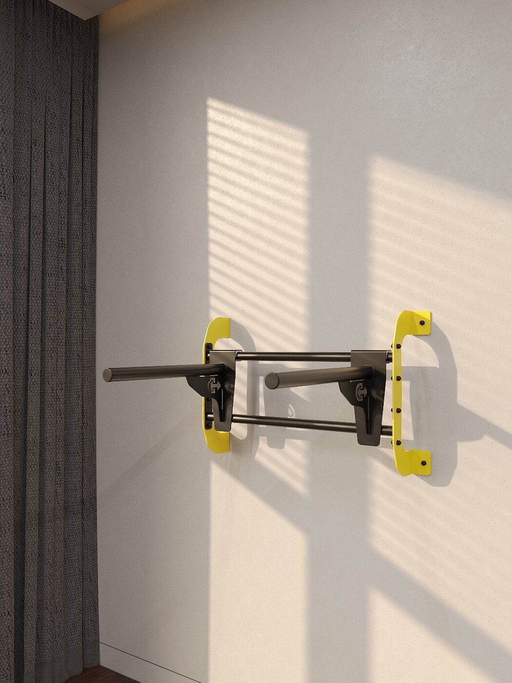 Брусья настенные регулируемые Domsen Ds55 YELLOW