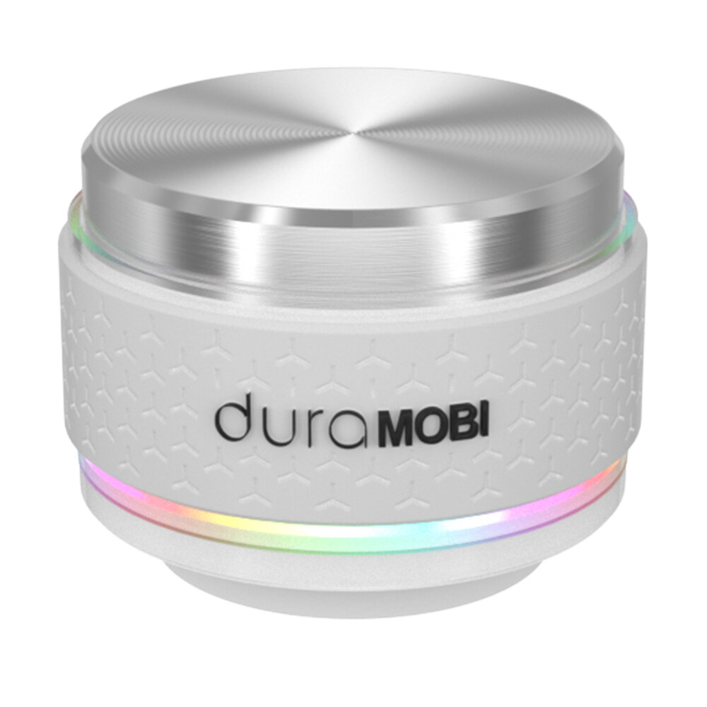 DuraMOBI — беспроводная колонка с костной проводимостью, Bluetooth, стереозвуком и светодиодной подсветкой. Компактная и портативная, подходит для дома, улицы и путешествий.