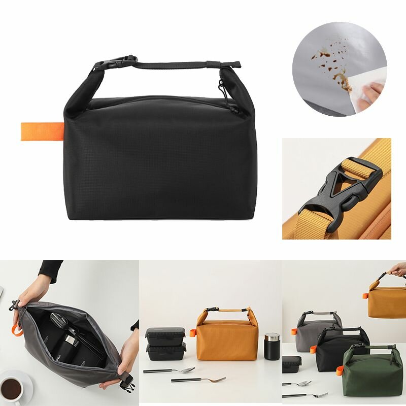 Термосумка для ланча, термосумка для пищевых продуктов, сумка для пикника, ланча и ужина, синяя, 25*16*22 см