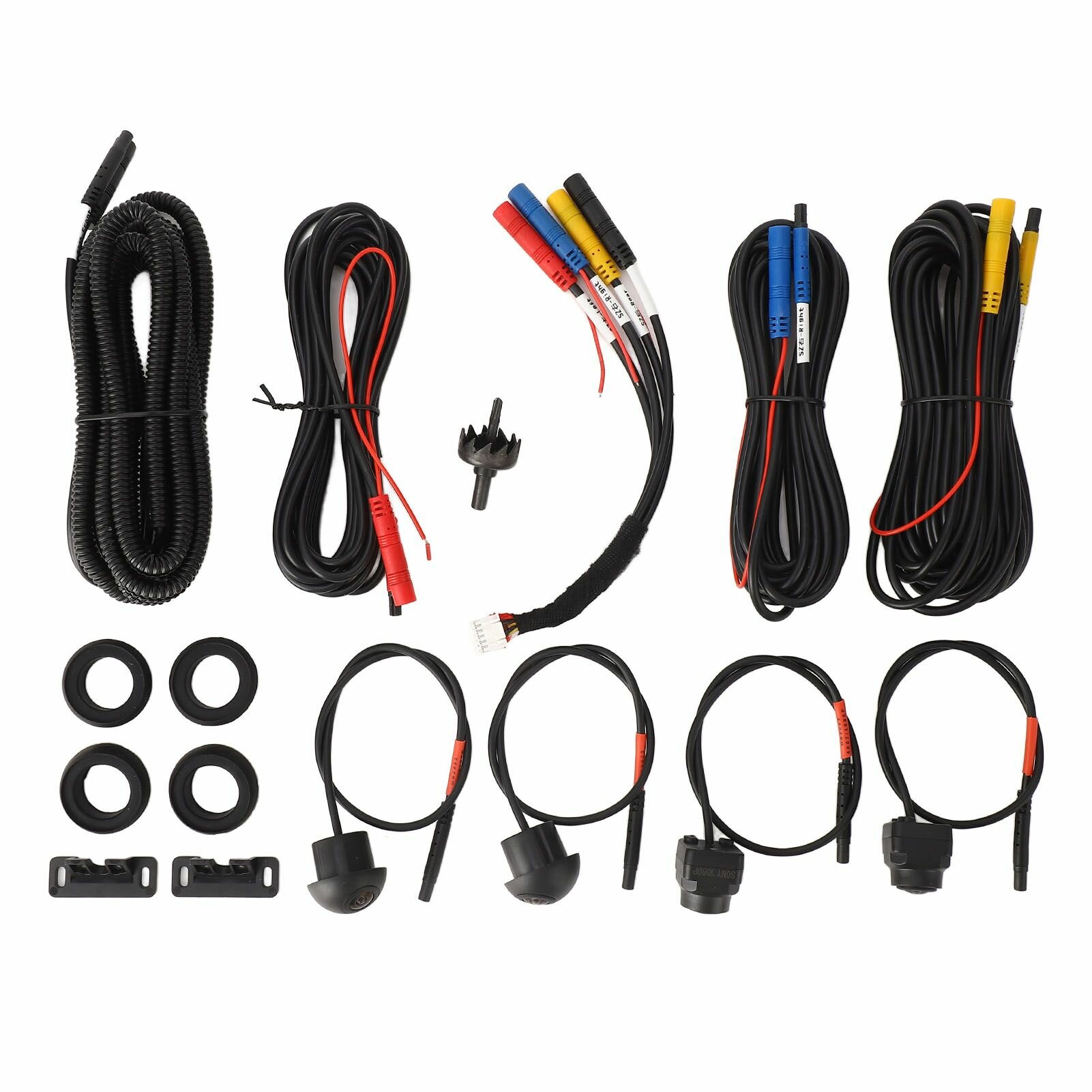 Android Auto Передняя и задняя панорамная камера кругового обзора IP68 Водонепроницаемая камера ночного видения для Android Radio