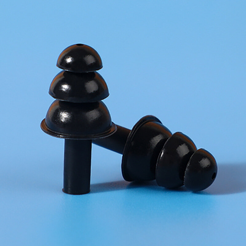 Беруши для дайвинга, силиконовые, водонепроницаемые, черные