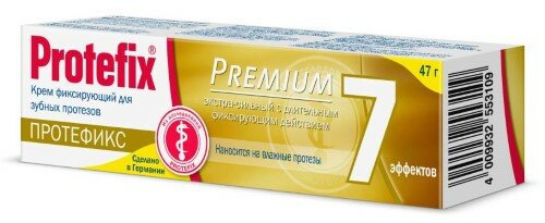 Протефикс PREMIUM крем фиксирующий Экстра-сильный 47г (40мл)