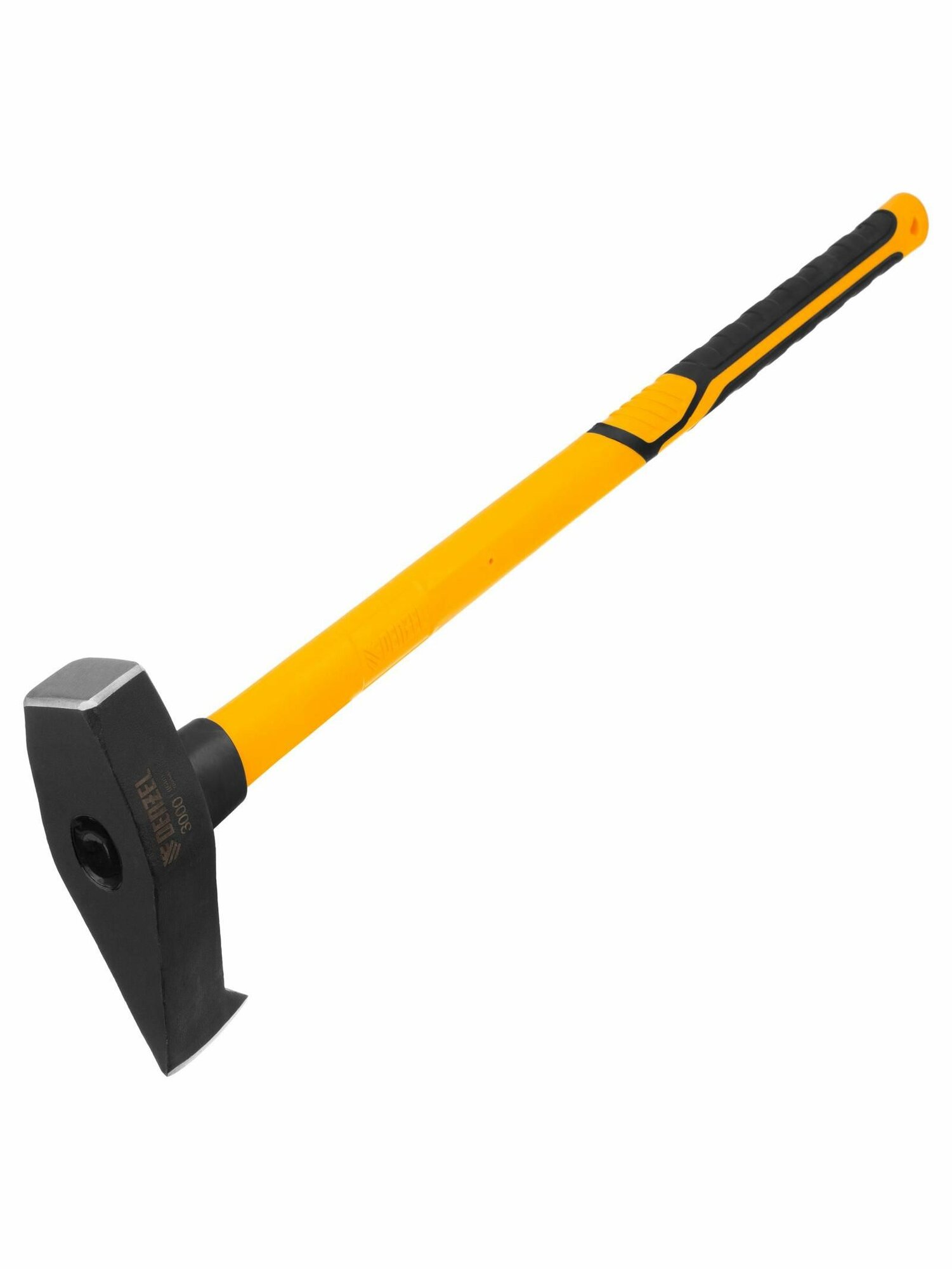 Колун-кувалда 3000 г, кованая, фибергласовая рукоятка c TPR покрытием, 880 мм Denzel 21851