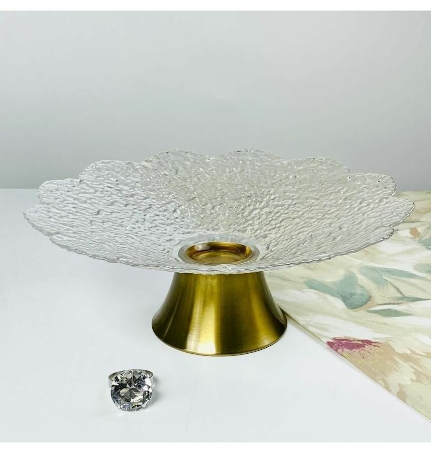 Фруктовница 33,5х13 см на ножке