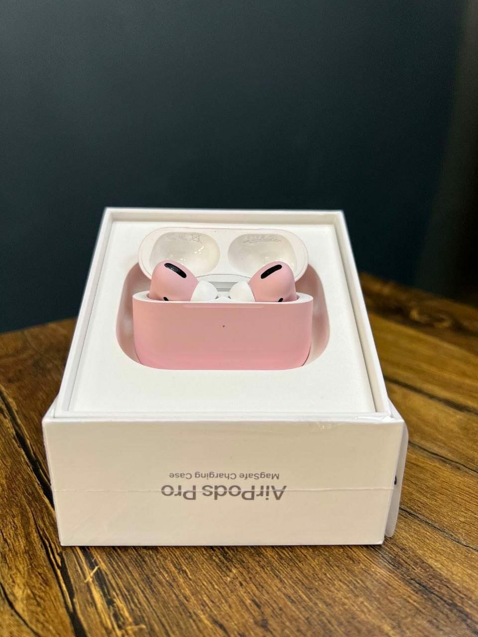 Наушники AirPods Pro 2 Color Type-C (2023) Розовая Пудра матовая (Ral-3015)