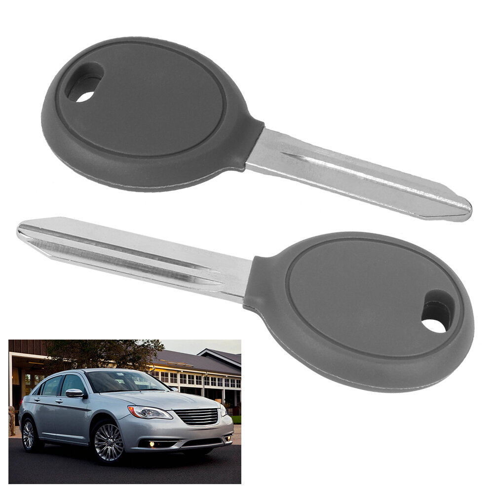 2 шт. транспондерный ключ зажигания с 46 керамическим чипом, подходящий для Chrysler