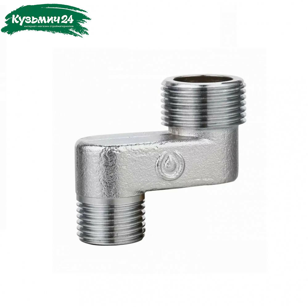 Эксцентрик Gappo 1/2"-3/4", НР-НР, L 40 мм, G2292.40, латунь никелированная