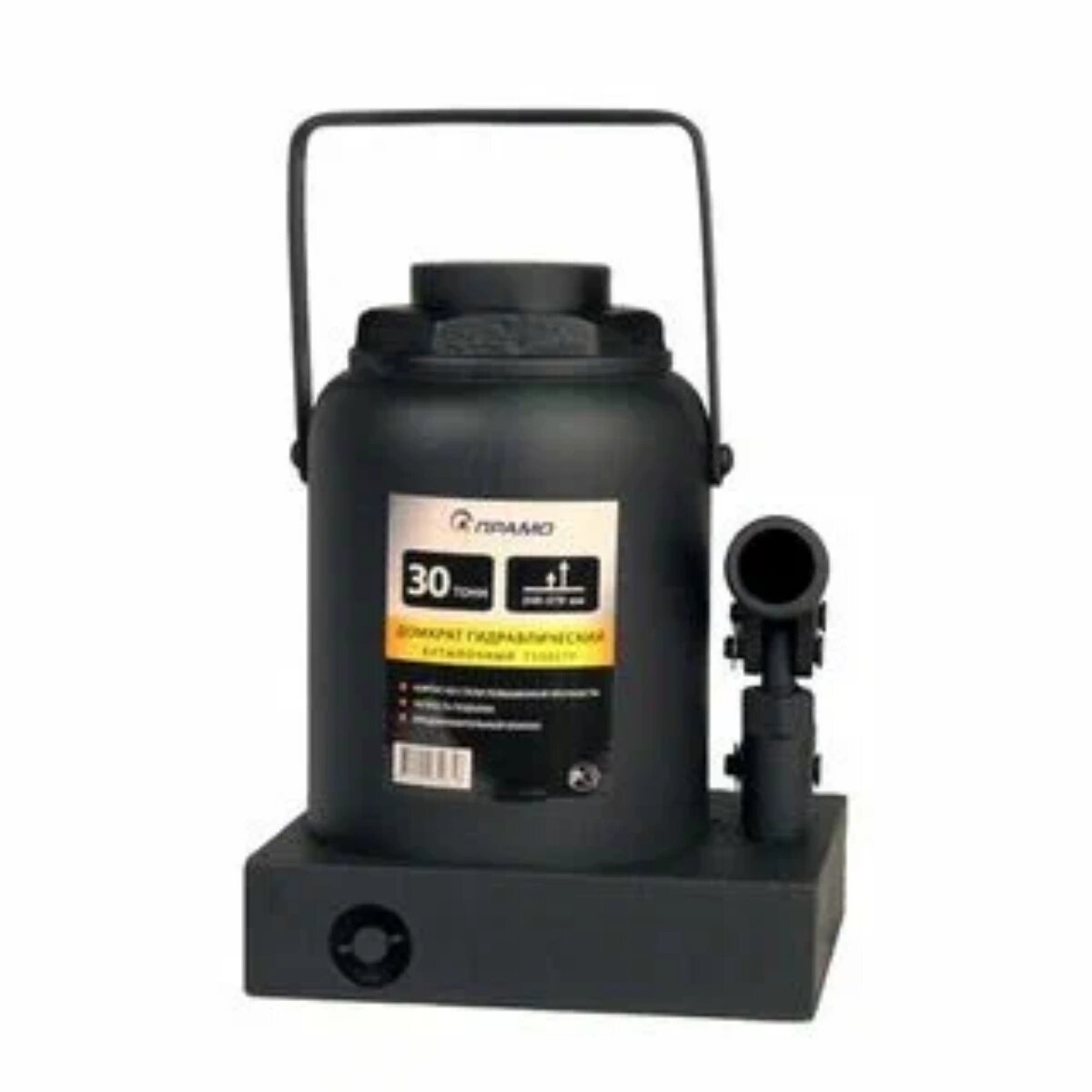 Домкрат прамо T93007, гидравлический, бутылочный, 30т, 255-415мм