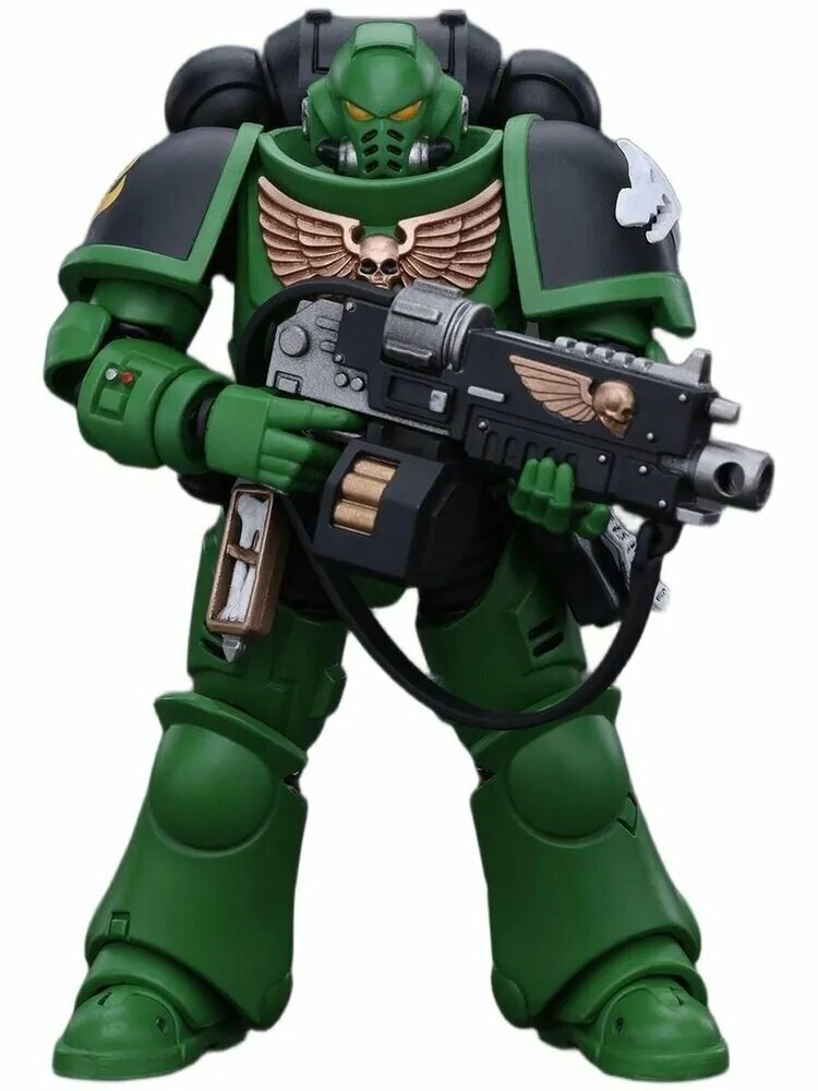 Подвижная фигурка JOYTOY Warhammer 40K Salamanders Intercessors Brother Haecule коллекция игрушек