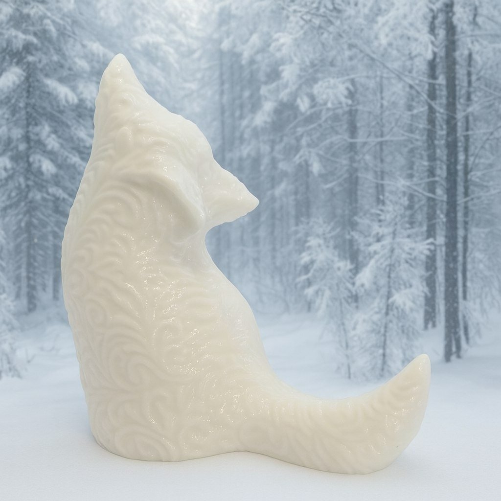 Декоративный орнамент Волк/Лиса. Фигурка. Статуэтка. Скульптура. Для украшения, декора. Готика.