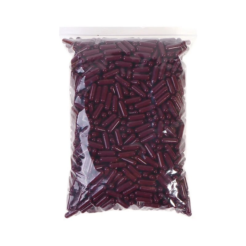 Пустые пустые желатиновые капсулы размером 0 #1000 шт, таблетки для лекарств