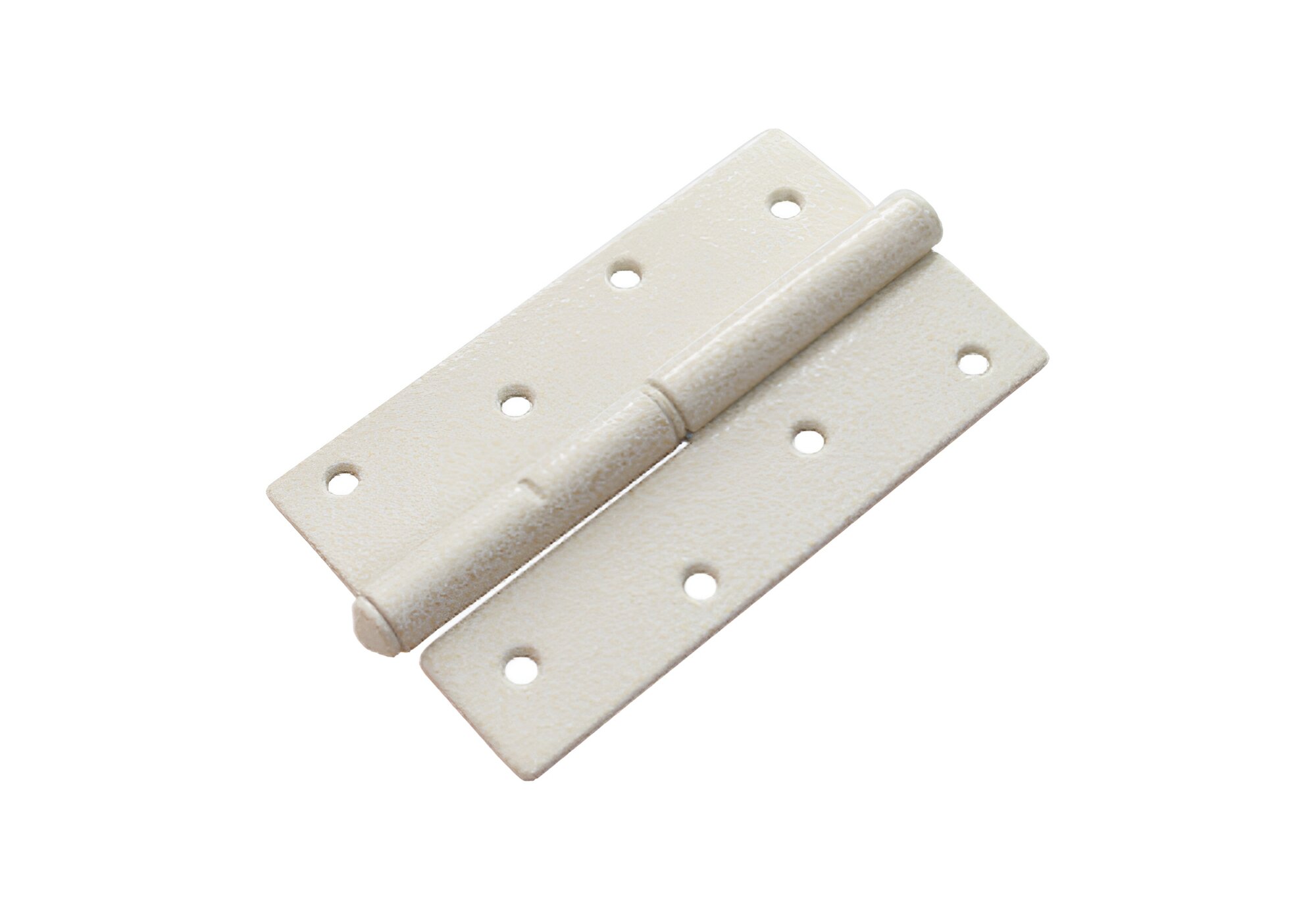 Петля накладная Домарт ПН-120, правая, с фигурным запятником, белая