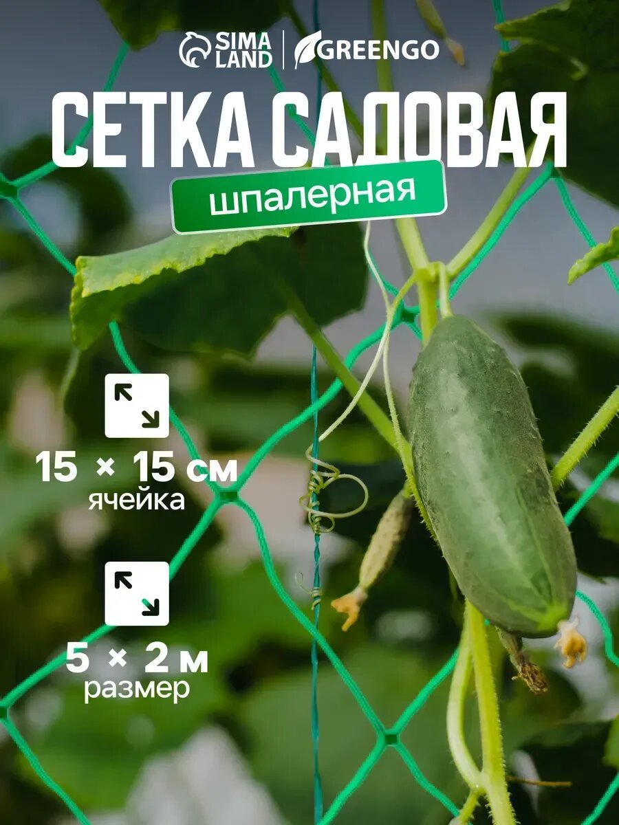 Сетка садовая шпалерная
