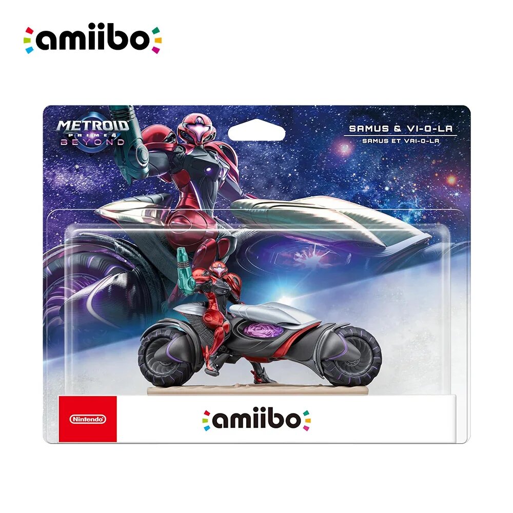 Amiibo Metroid Samus & Vi-O-L. R. (Samus Viole)