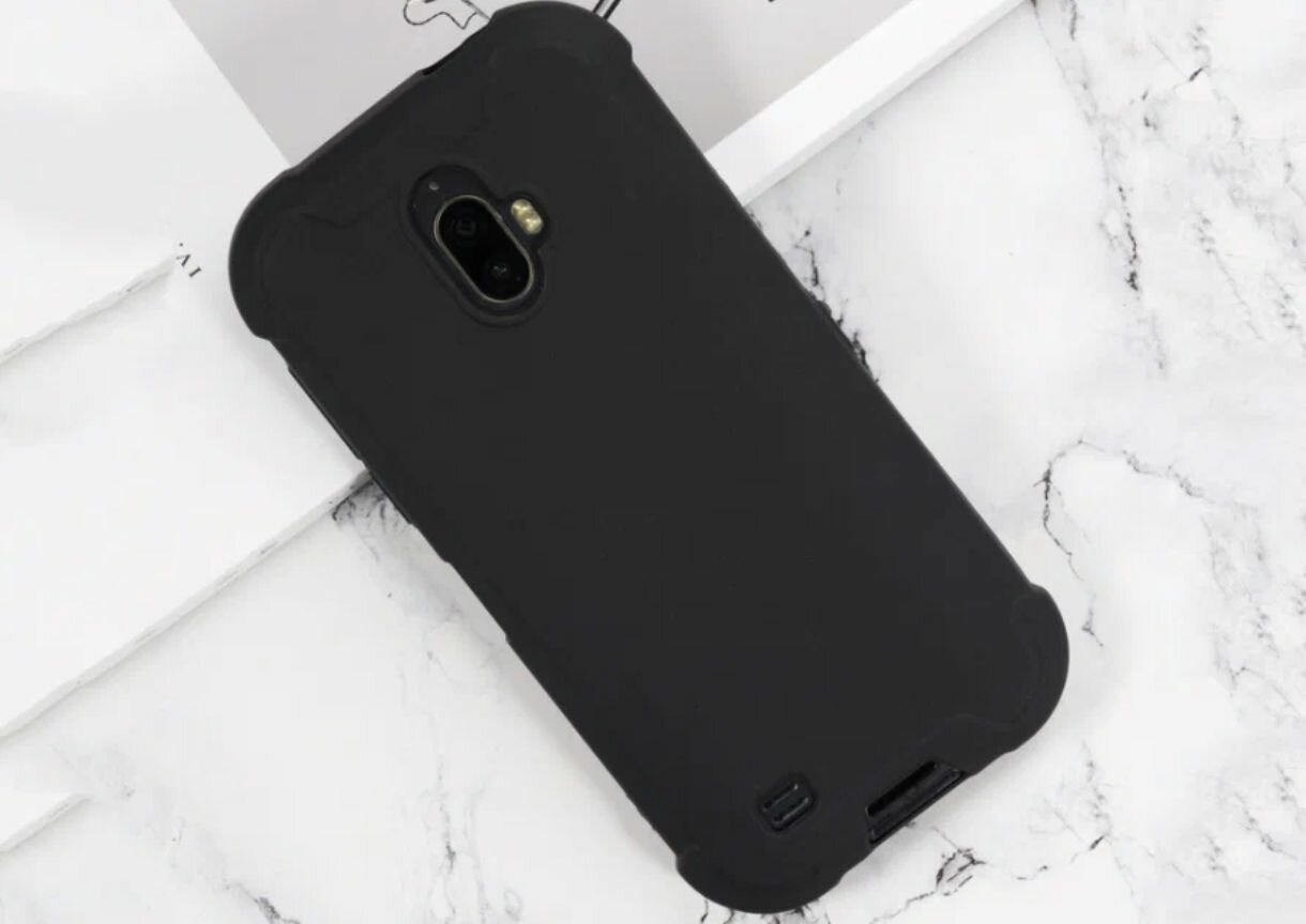 Чехол панель-накладка MyPads для Blackview BV5900 ультра-тонкая полимерная из мягкого качественного силикона черная