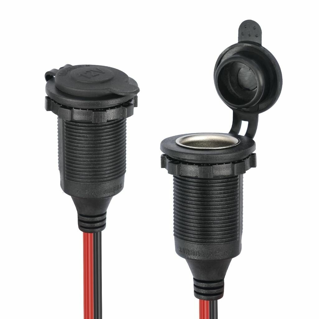 Комплект вилка-розетка, Водонепроницаемое женское сиденье прикуривателя 12V24V