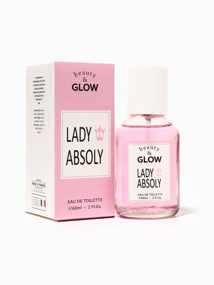 Туалетная вода женская Beauty&Glow Lady Absoly, 60 мл