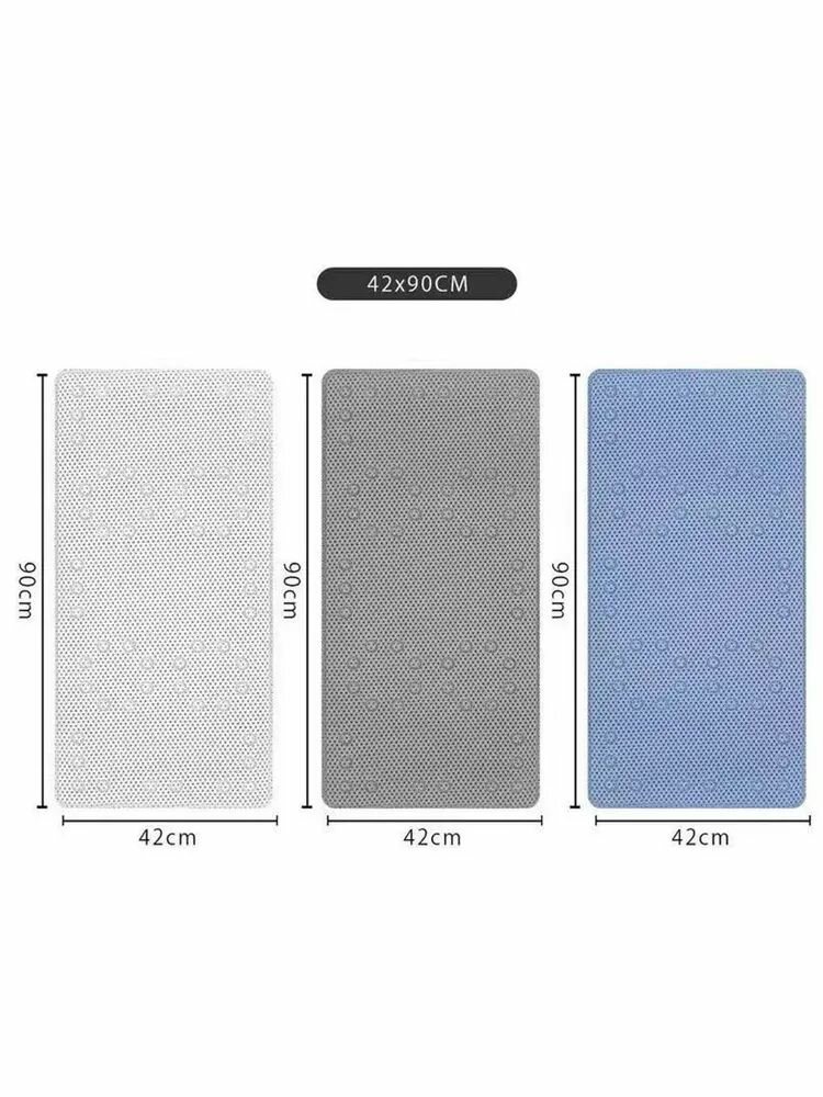 Противоскользящий коврик из вспененного ПВХ для собак в ванну 53x53 см / водонепроницаемый, мягкий и безопасный