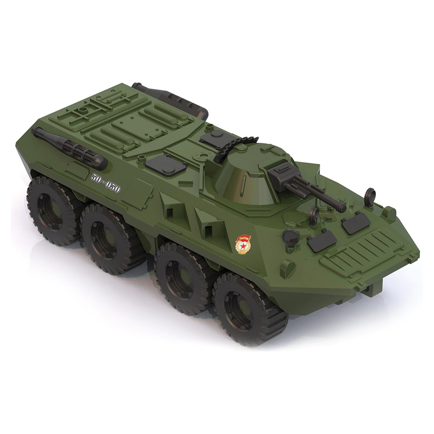 Военная машина игрушечная бронетранспортер "Комбат", пластик, 31,512,510,5 см, нордпласт