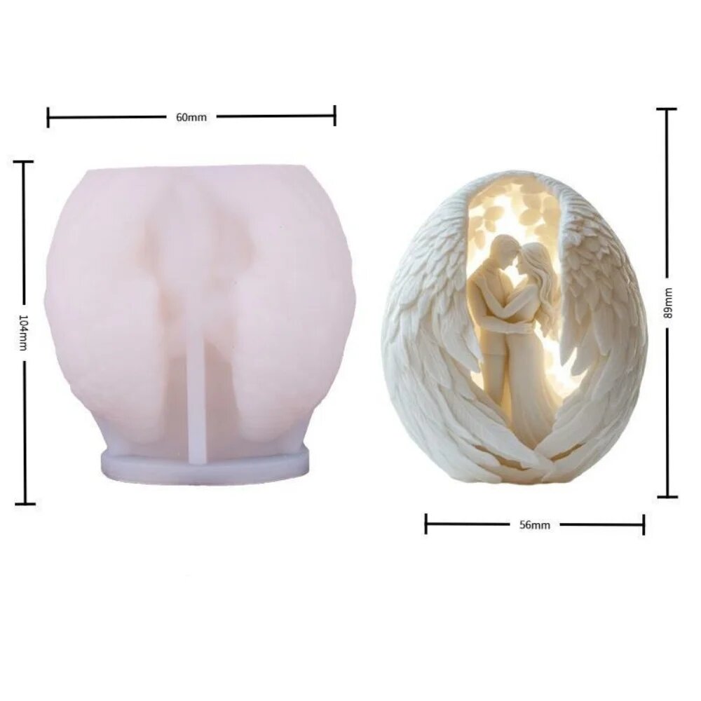 Форма для свечей "Крылья ангела"