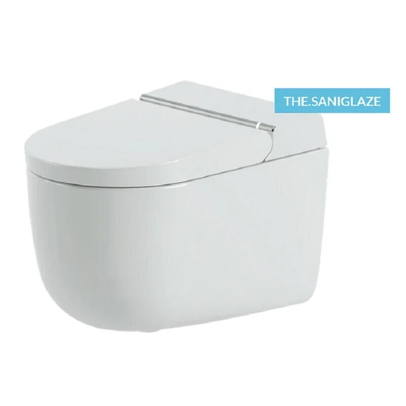 Унитаз-биде Artceram Hype KHYV001 05 00 подвесной, безободковый, Saniglaze, soft-close, с пультом управления. цвет-белый матовый