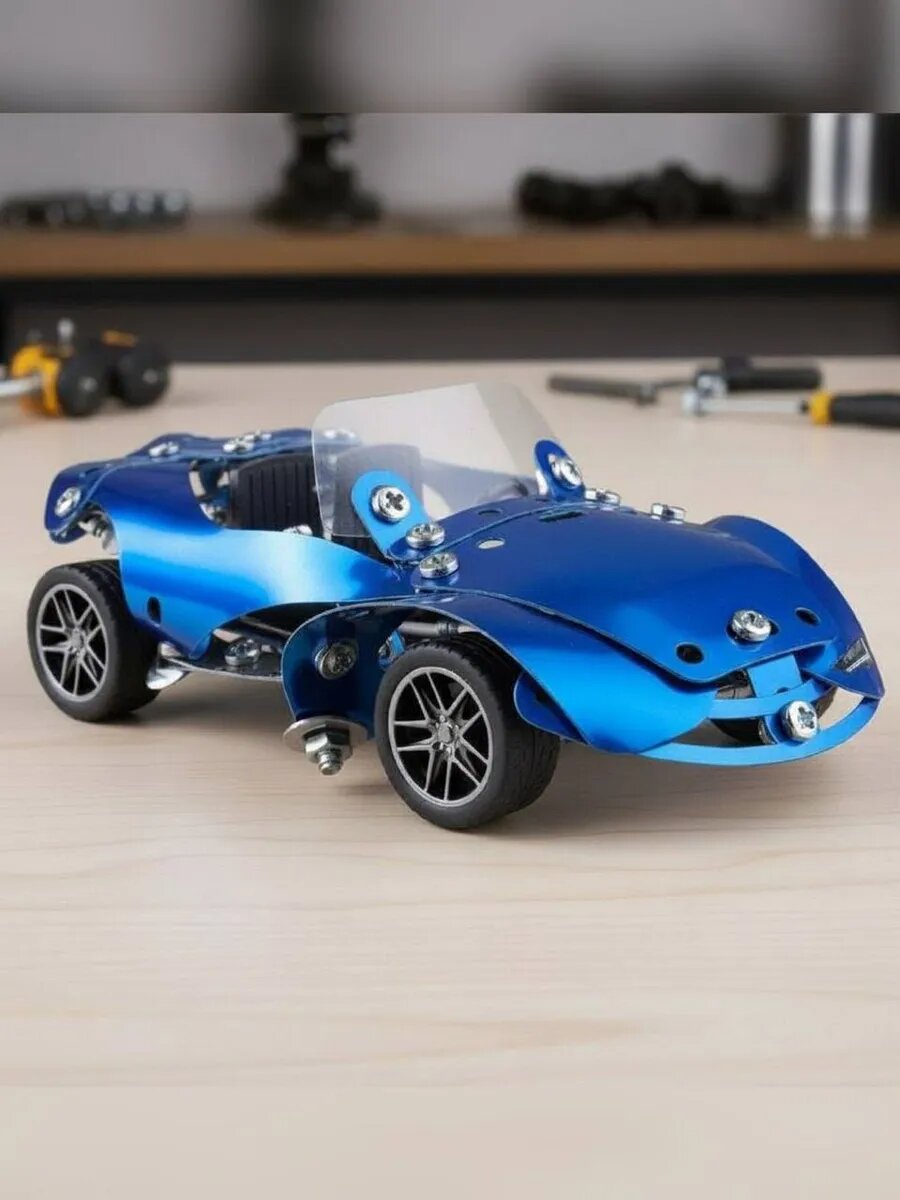 Конструктор Hot Wheels "Хот Вилс Машина", металлический, 20 деталей, от 6 лет