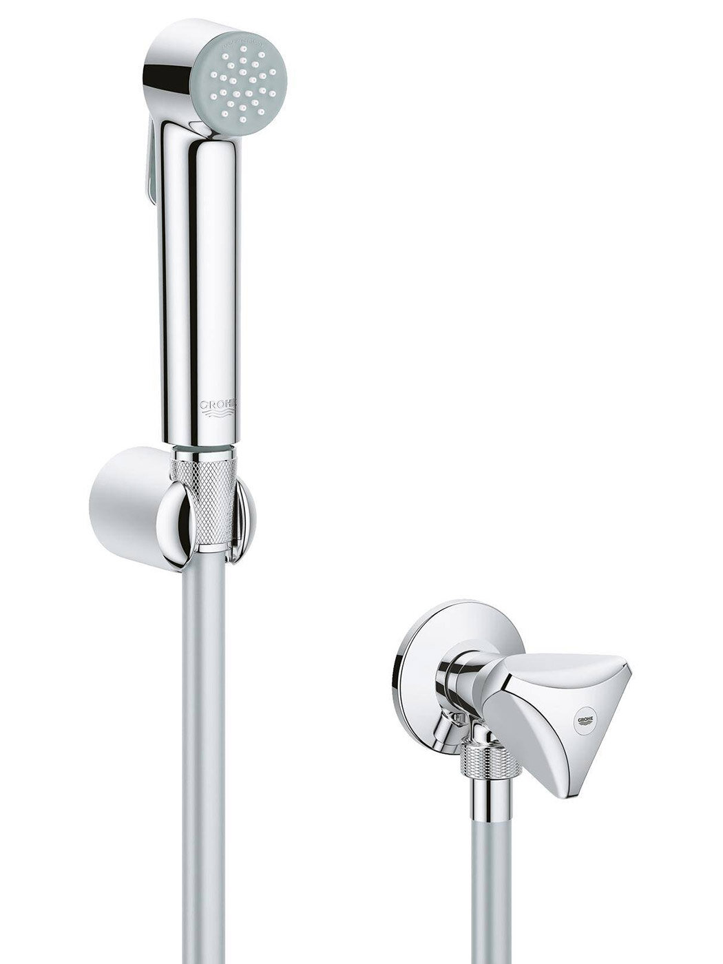 Гигиенический душ со шлангом, держателем и вентилем Grohe Tempesta-F 27514001