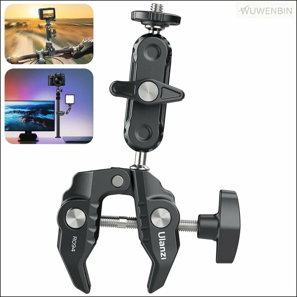 Эксклюзивный держатель Magic Arm с мини Friction и Super Clamp струбциной
