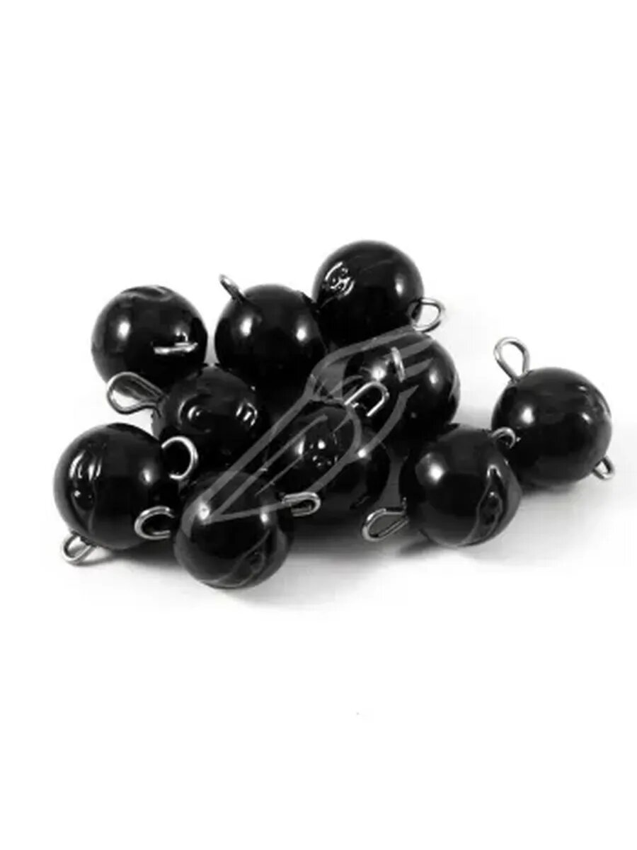 Груз YAMAN "Чебурашка", разборный, черный, 12 г, комплект 10 шт.