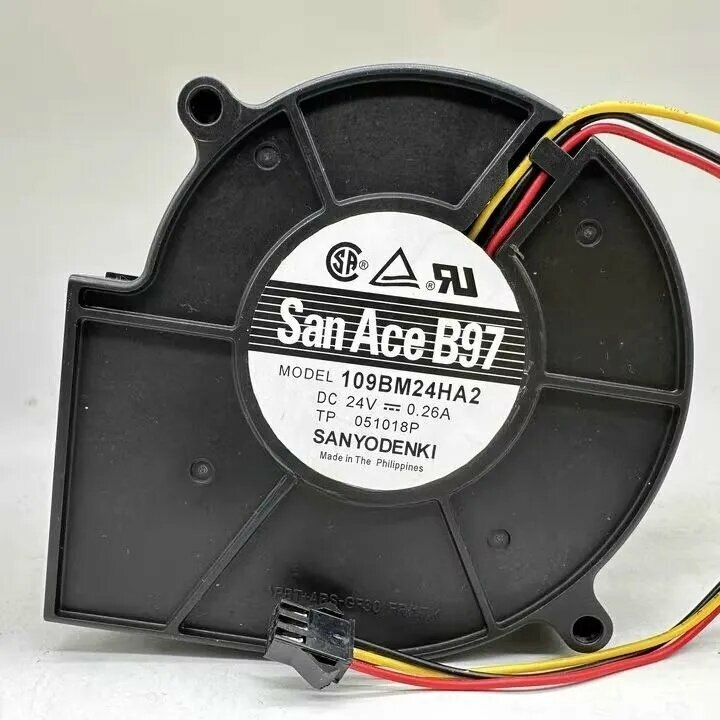 Турбовентилятор Sanyo 109BM24HA2 DC24V 0.26A 9.7CM 9733